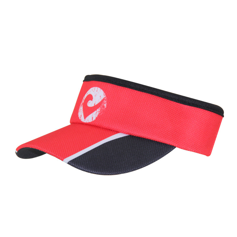 Fashionable Sports Sun Visor Caps With Sublimation Printing Logo On ...